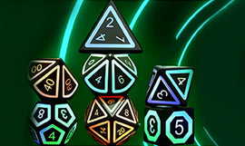 D&D LED Polyhedral Rechargeable Set for Dungeons and Dragons – Victorydice