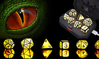 D&D LED Polyhedral Rechargeable Set for Dungeons and Dragons – Victorydice