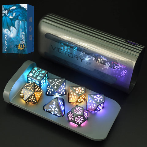 Flashing LED DND Dice Set for Dungeons and Dragons Role Playing ...